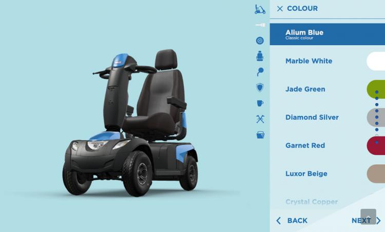 Invacare Comet Alpine Plus scooter elettrico - Invacare Italy